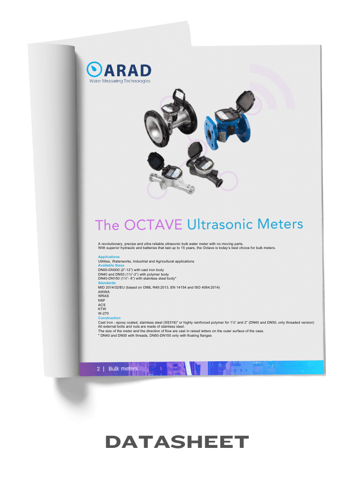 Ultrasonic Water Meter - ARAD Octave - Flotech Solutions