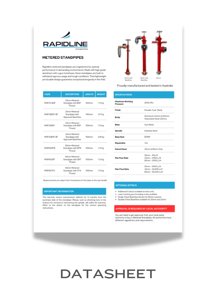 Metered Standpipes - Flotech Solutions